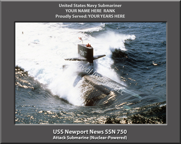 USS Newport News SSN 750: Submarine Photo ⋆ Great Naval Images LLC