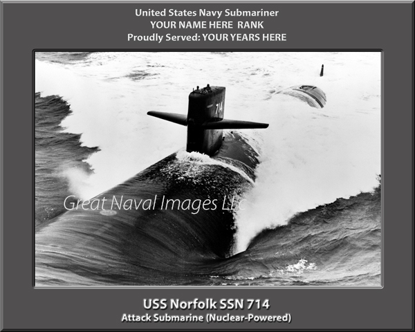 USS Norfolk SSN 714: Submarine Photo ⋆ Great Naval Images LLC
