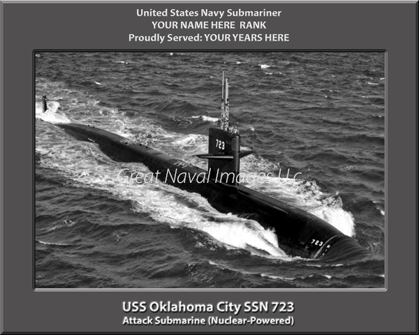 USS Oklahoma City SSN 723: Submarine Photo ⋆ Great Naval Images LLC