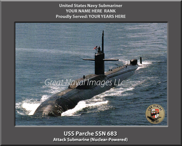USS Parche SSN 683: Submarine Photo ⋆ Great Naval Images LLC.