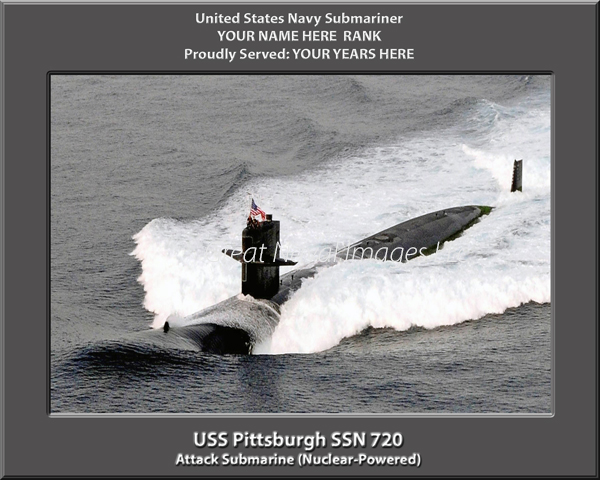 USS Pittsburgh SSN 720: Submarine Photo ⋆ Great Naval Images LLC