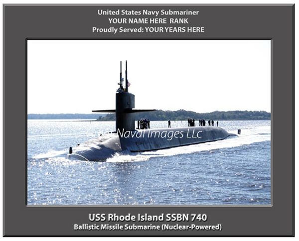 USS Rhode Island SSBN 740 : Submarine Photo ⋆ Great Naval Images LLC.