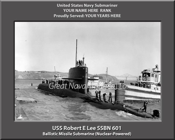 USS Robert E Lee SSBN 601: Submarine Photo ⋆ Great Naval Images LLC