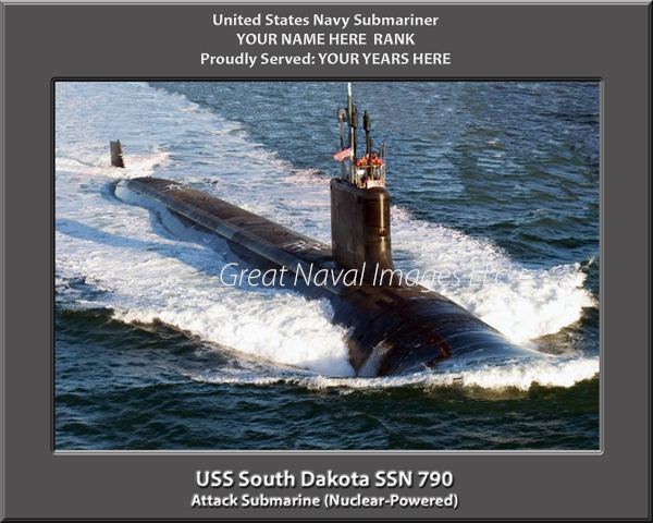 USS South Dakota SSN 790: Submarine Photo ⋆ Great Naval Images LLC