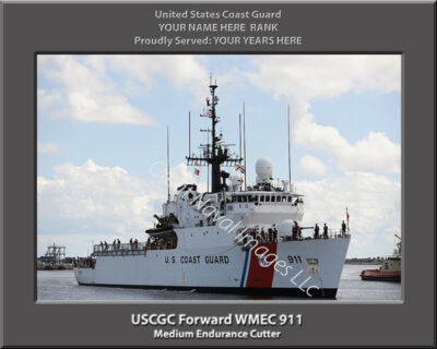 USCGC Forward WMEC 911: Personalized Coast Guard Photo ⋆ Great Naval ...