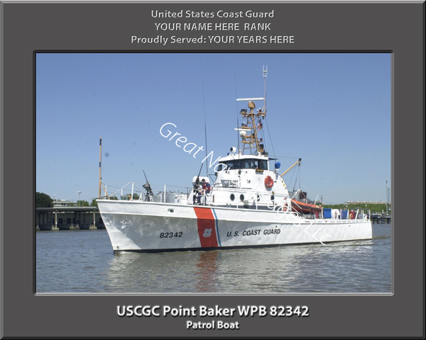 USCGC Point Baker WPB 82342: Personalized Photo ⋆ Great Naval Images LLC