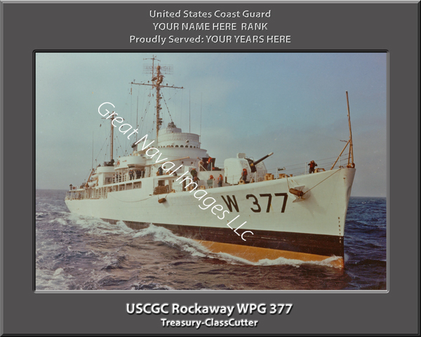 USCGC Rockaway WPG 377: Personalized Photo ⋆ Great Naval Images LLC
