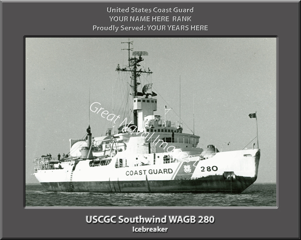 USCGC Southwind WAGB 280: Personalized Photo ⋆ Great Naval Images LLC.