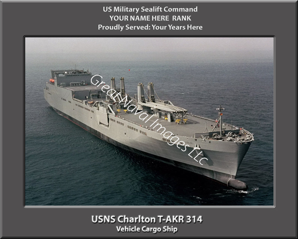USNS Charlton T-AKR 314: Personalized Sealift Comm Photo ⋆ Great Naval ...
