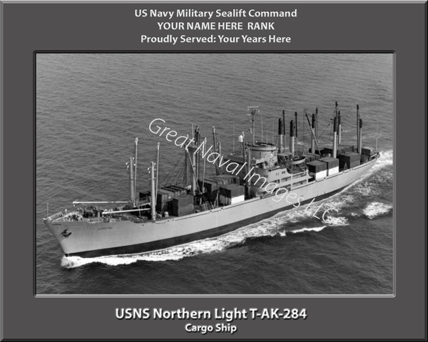 USNS Northern Light T-AK 284: Personalized Navy Ship Photo ⋆ Great ...