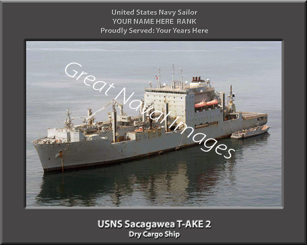 USNS Sacagawea T-AKE 2: Personalized Navy Ship Photo ⋆ Great Naval ...