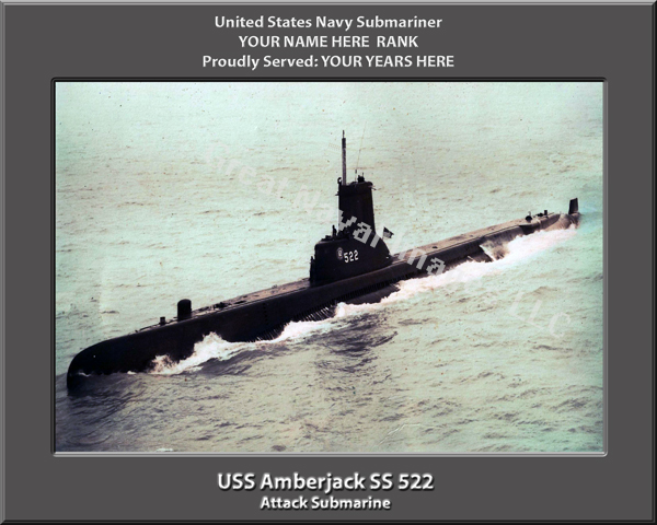 USS Amberjack SS 522: Submarine Photo ⋆ Great Naval Images LLC
