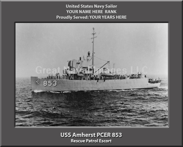 USS Amherst PCER 853: Navy Ship Photo ⋆ Great Naval Images LLC