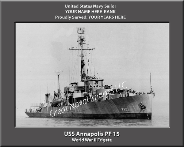USS Annapolis PF 15: Navy Ship Photo ⋆ Great Naval Images LLC