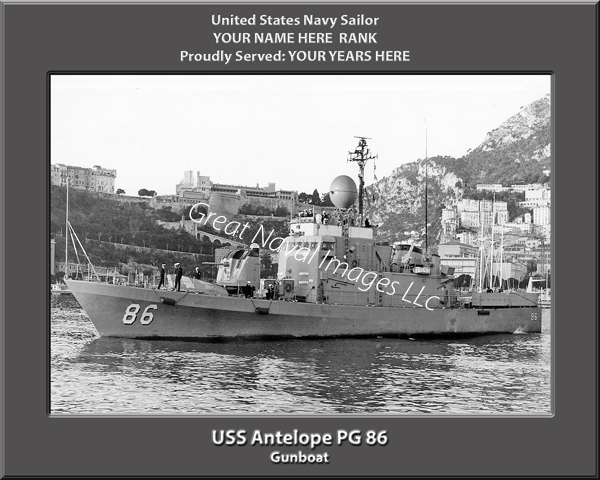 USS Antelope PG 86: Navy Ship Photo ⋆ Personalized US Navy Ship Prints ...