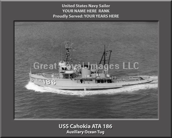 USS Cahokia ATA 186: Personalized Navy Tugboat Photo ⋆ Great Naval ...