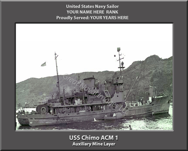 USS Chimo ACM 1: Navy Ship Photo ⋆ Personalized US Navy Ship Prints ...