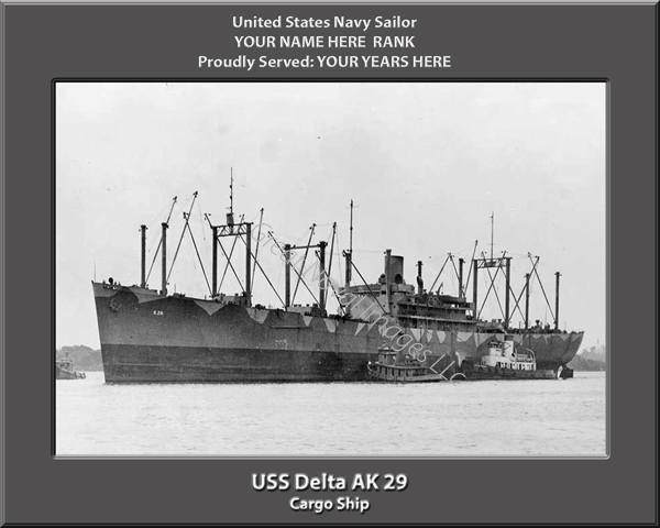USS Delta AK 29: Personalized Navy Ship Photo ⋆ Personalized US Navy ...