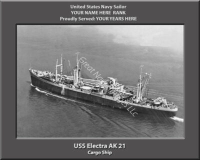 USS Electra AK 21: Personalized Navy Ship Photo ⋆ Great Naval Images LLC