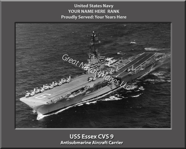 USS Essex CVS 9: Personalized Navy Ship Photo 3 ⋆ Great Naval Images LLC