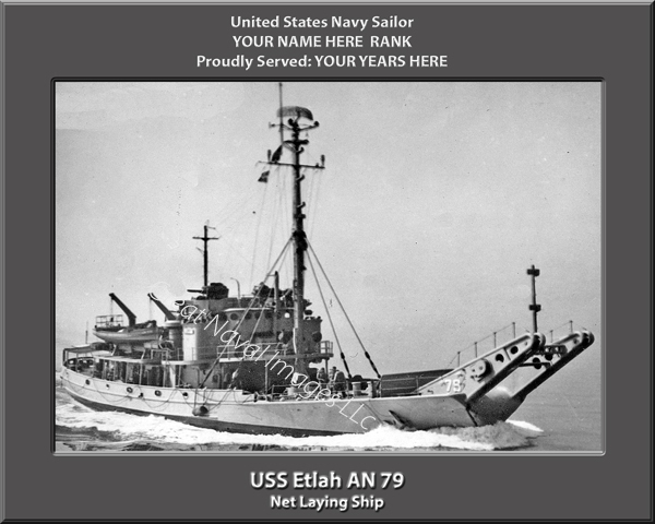 USS Etlah AN 79: Personalized Navy Ship Photo ⋆ Great Naval Images LLC.