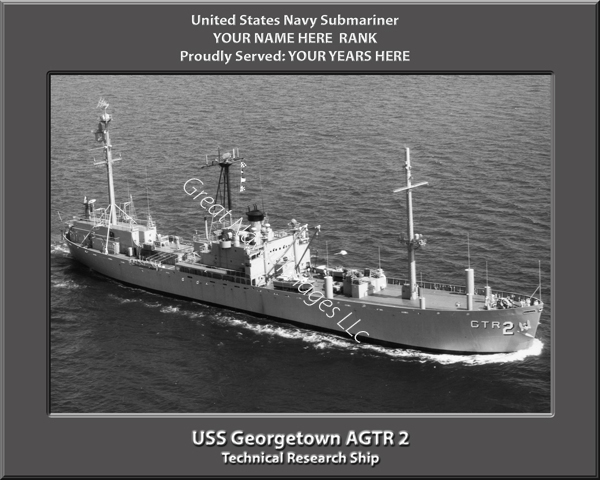 USS Georgetown AGTR 2: Personalized Navy Ship Photo ⋆ Great Naval ...