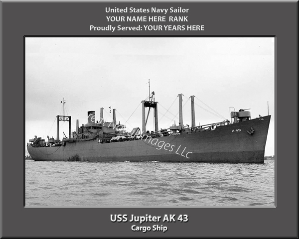 USS Jupiter AK 43: Personalized Navy Ship Photo ⋆ Personalized US Navy ...