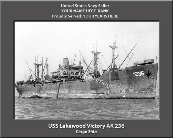 USS Lakewood Victory AK 236: Personalized Navy Ship Photo ⋆ Great Naval ...