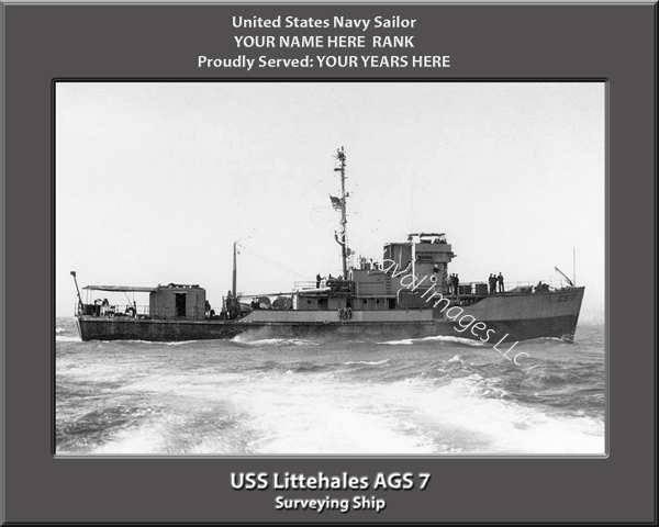 USS Littlehales AGS 7: Personalized Navy Ship Photo ⋆ Great Naval ...