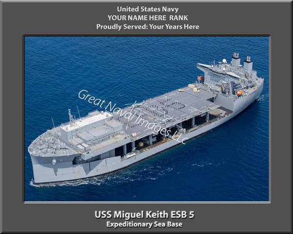 USS Miguel Keith ESB 5: Personalized Navy Ship Photo ⋆ Great Naval ...