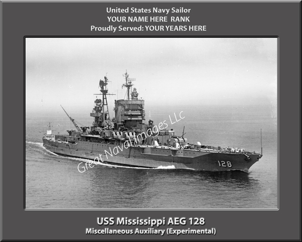 USS Mississippi EAG 128: Personalized Navy Ship Photo ⋆ Great Naval ...