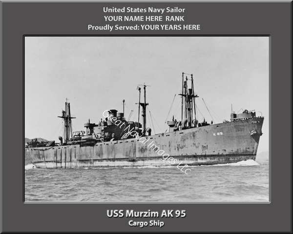 USS Murzim AK 95: Personalized Navy Ship Photo ⋆ Great Naval Images LLC