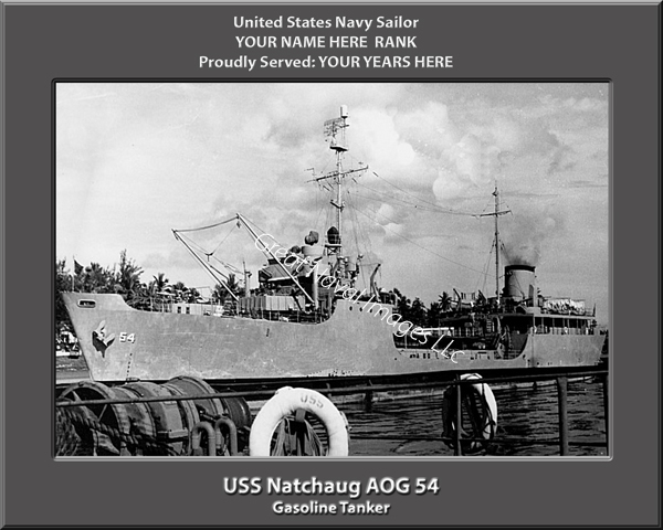 USS Natchaug AOG 54: Personalized Navy Ship Photo ⋆ Great Naval Images LLC
