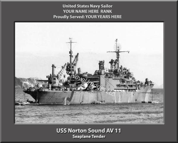 USS Norton Sound AV 11: Personalized Navy Ship Photo ⋆ Great Naval ...