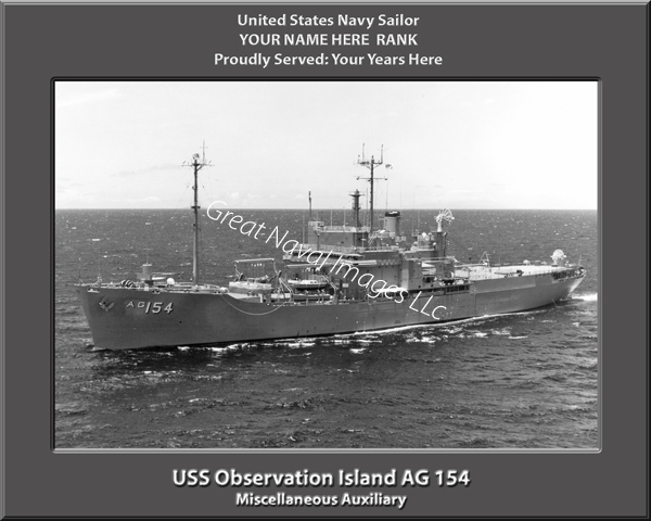USS Observation Island AG 154: Personalized Navy Ship Photo ⋆ Great ...