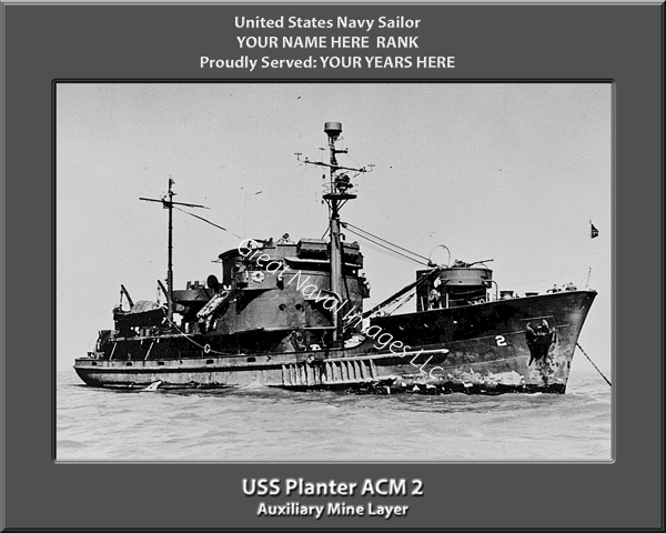 USS Planter ACM 2: Navy Ship Photo ⋆ Great Naval Images LLC