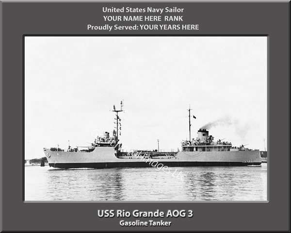 USS Rio Grande AOG 3: Personalized Navy Ship Photo ⋆ Personalized US ...