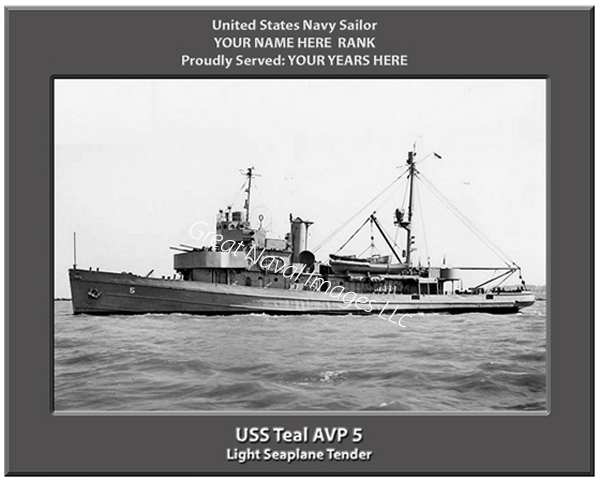 USS Teal AVP 5: Navy Ship Photo ⋆ Great Naval Images LLC.