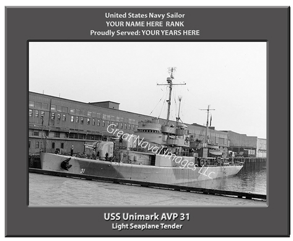 USS Unimark AVP 31: Navy Ship Photo ⋆ Great Naval Images LLC.