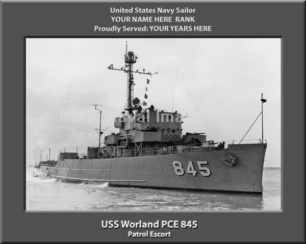 USS Worland PCE 845: Navy Ship Photo ⋆ Great Naval Images LLC