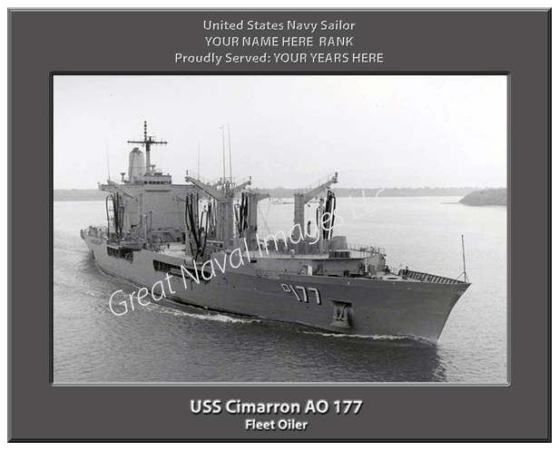 USS Cimarron AO 177: Personalized Navy Ship Photo 2 ⋆ Great Naval ...