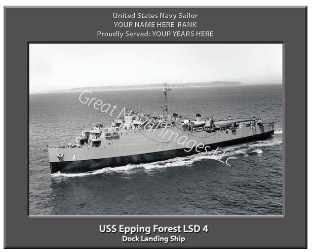 USS Epping Forest LSD 4: Personalized Ship Photo 2 ⋆ Great Naval Images ...