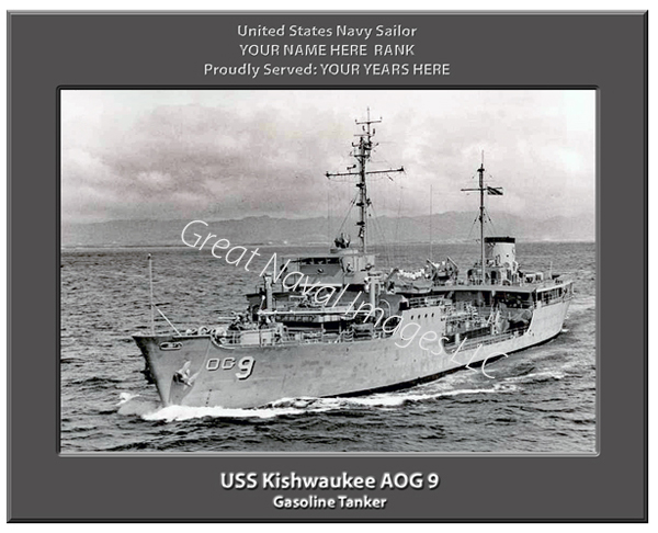 USS Kishwaukee AOG 9: Personalized Navy Ship Photo 2 ⋆ Great Naval ...