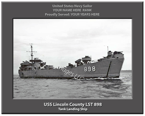 USS Lincoln County LST 898: Personalized Navy Ship Photo 2 ⋆ Great ...