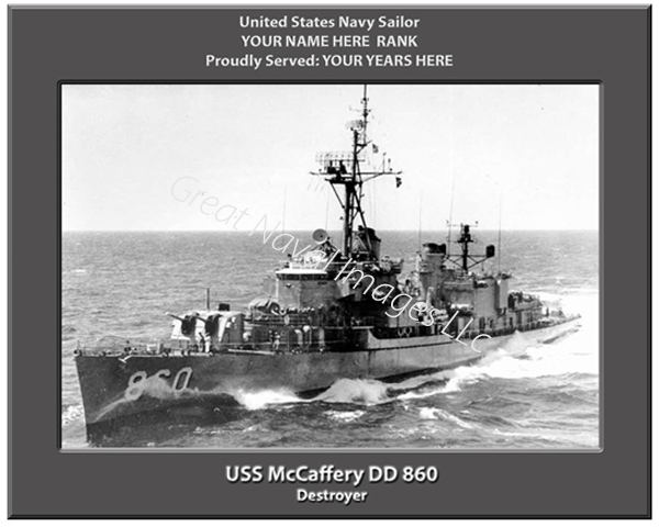 USS McCaffery DD 860: Personalized Navy Ship Photo 2 ⋆ Great Naval ...