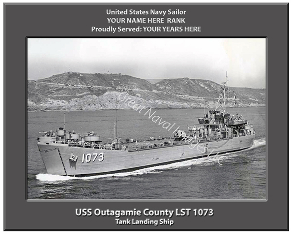 USS Outagamie County LST 1073 : Personalized Navy Ship Photo 2 ⋆ Great ...