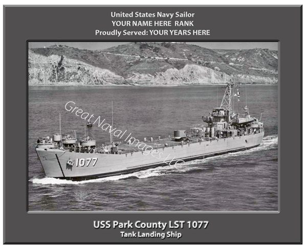USS Park County LST 1077: Personalized Navy Ship Photo 2 ⋆ Personalized ...
