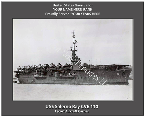 USS Salerno Bay CVE 110: Personalized Ship Photo 2 ⋆ Great Naval Images ...