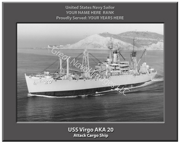 USS Virgo AKA 20: Personalized Navy Ship Photo 2 ⋆ Great Naval Images LLC